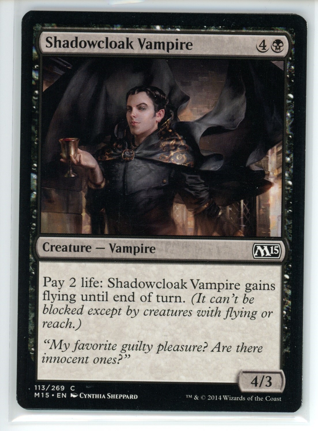 Shadowcloak Vampire (113) Core Set 2015 M15 (BASE) NM (MTG) | eBay