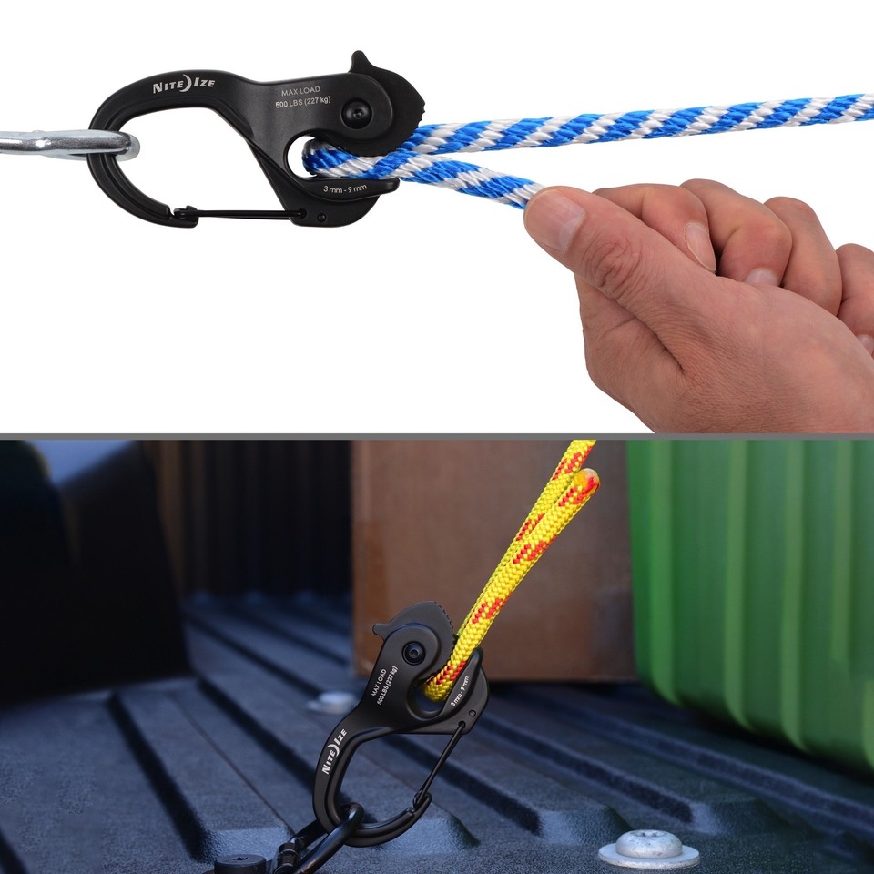Nite Ize CamJam XT Aluminum Rope Tightener, Large - 500 lb Load Limit ...