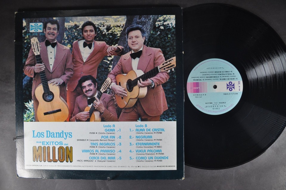 TRIO LOS DANDY'S Y SUS Exitos Del Millon LATIN LP ORFEON | eBay