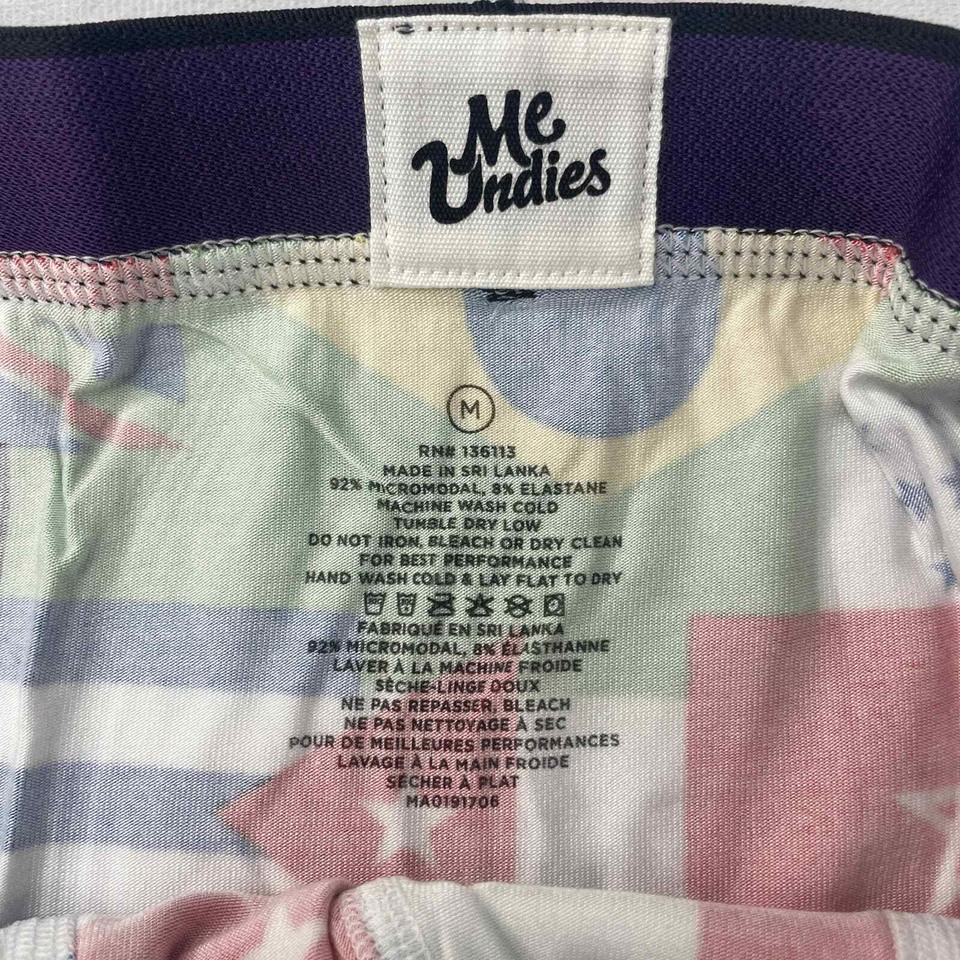 MeUndies Men's World Flags Print Boxer Brief Underware Size Medium | eBay
