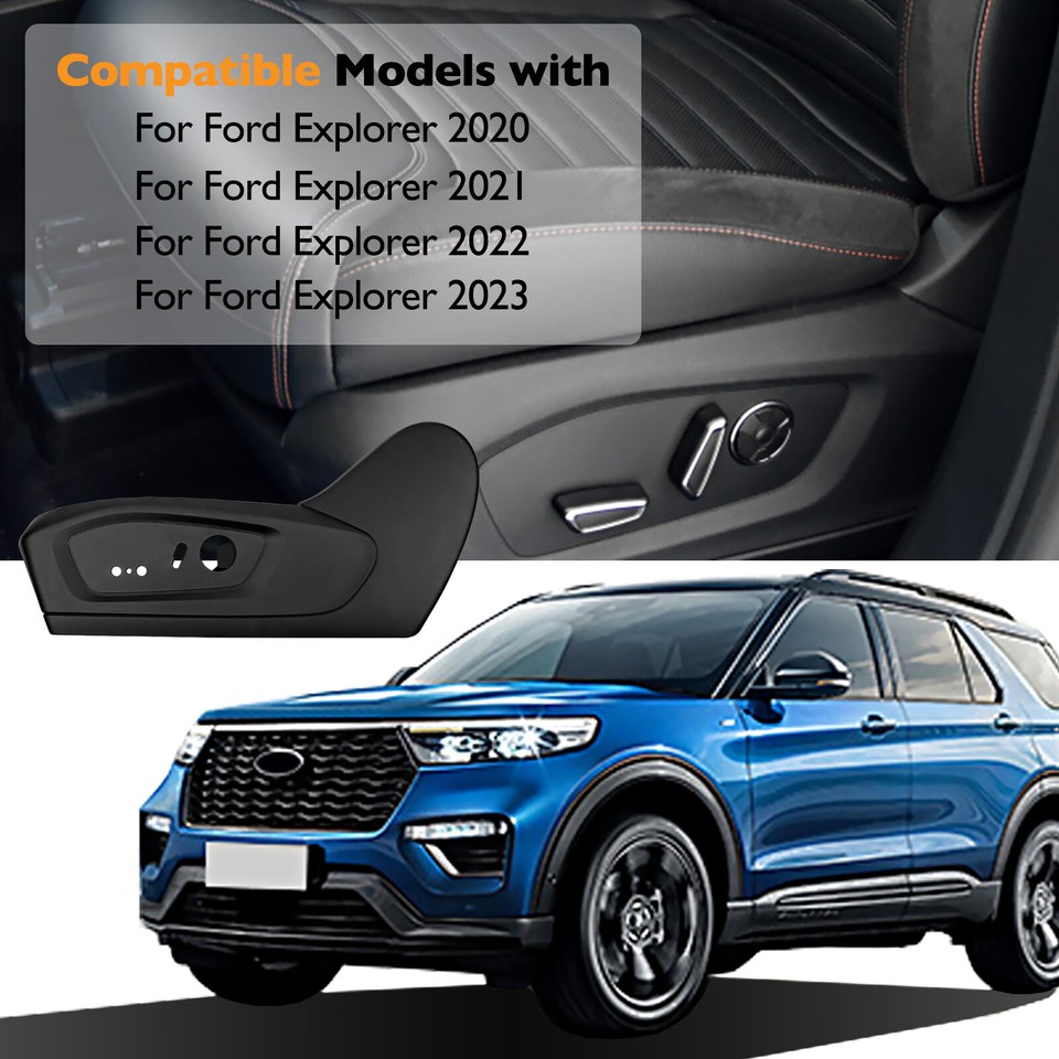 Black Left Driver Side Seat Trim Panel For 2020-2023 Ford Explorer ...