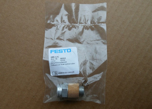 10352 Festo Gre-1/4 Abluftdrosselventil Schalldämpfer online kaufen | eBay