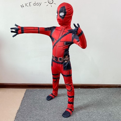 Deadpool Kids Halloween Costume for 5-6Y Marvel Superhero Birthday Boy ...