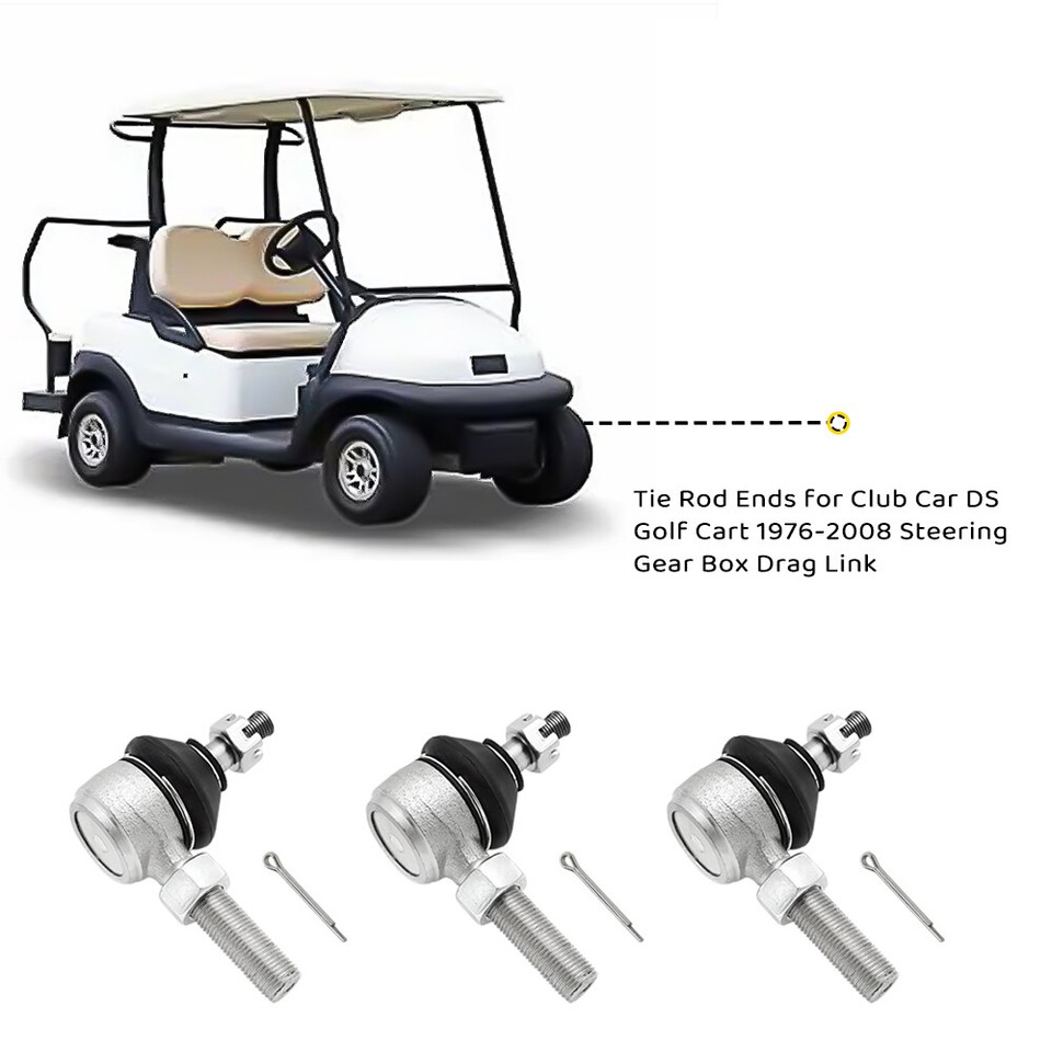 Steering Tie Rod Ends Right & Left for Club Car DS Golf Cart 1984-2008 ...
