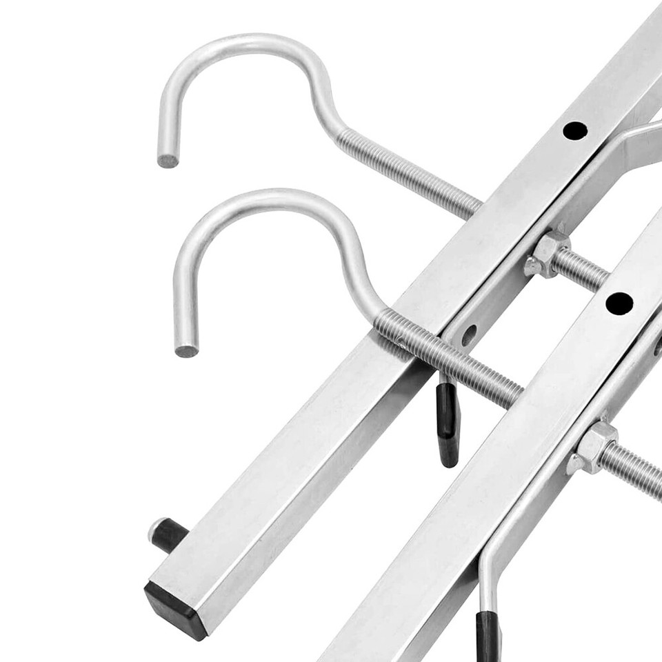 4PCS Universal Lockable Ladder Roof Rack Clamps Heavy Duty Safe Ladders ...