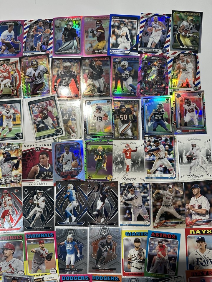 (300) Sports Card Lot Slabs Insert Parallel HOF Color RCs | eBay