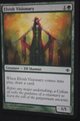 Magic the Gathering "Elvish Visionary" 130/249 | eBay