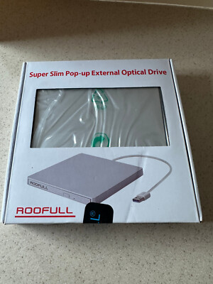 NEW RooFull Super Slim Pop Up External Optical Drive CD/DVD RW DVD+ ...