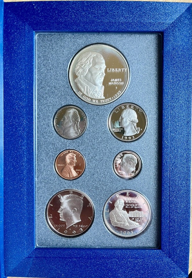 1983-S-1997-S 14 US Mint Prestige Proof Sets Complete Run 1996-S 10.8 ...