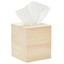 Unfinished Wood Tissue Box Cover, Square Wooden Holder with Slide Out ...