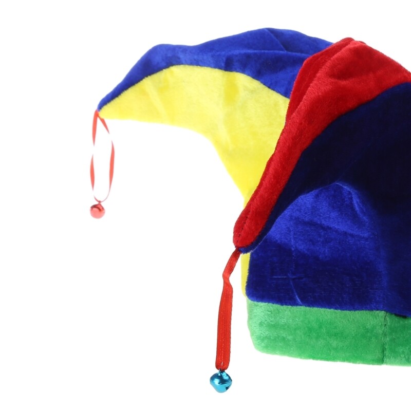 Halloween Costume Jester Hat with Bells for Carnival Themed Halloween ...