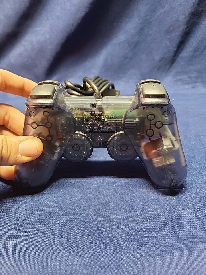 Sony PlayStation 2 PS2 Dualshock Controller Smoke Transparent Clear ...
