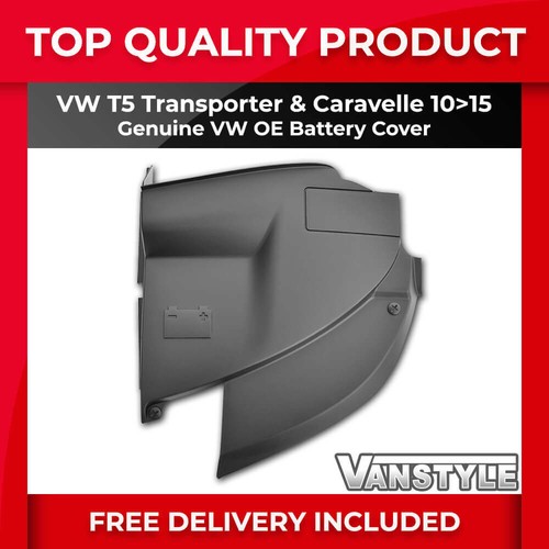 FITS VW T5 TRANSPORTER & CARAVELLE 10-15 GENUINE VW OE ENGINE BATTERY ...