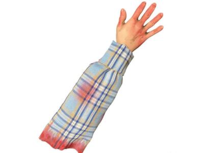 Shaking Severed Arm Animated Halloween Prop Bloody Hand Zombie Human ...
