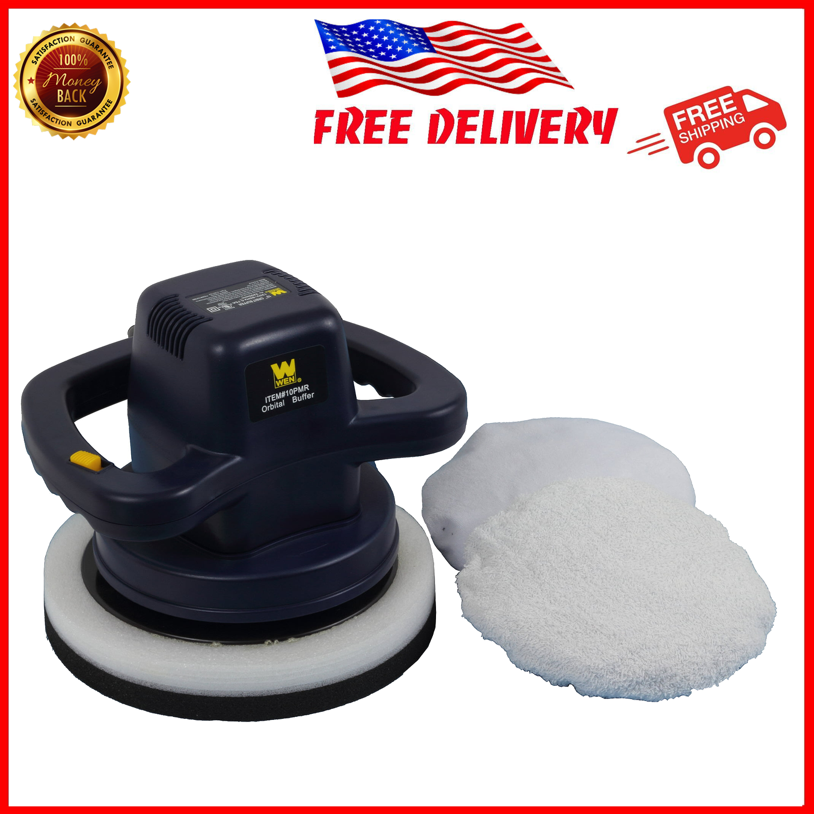 WEN Car Waxer Polisher Buffer Auto Detailing Paint Buffing Polishing ...