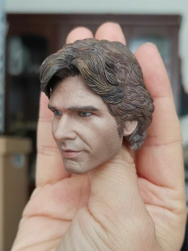1/6 Head Sculpt Han Solo Smile Ver .Model For 12"Male Action Figure ...