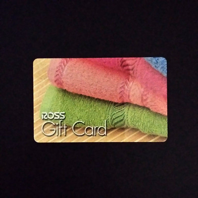 Ross Blue Red & Green Towels' NEW COLLECTIBLE GIFT CARD $0 #6083 | eBay