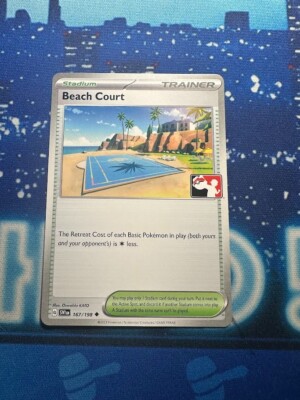 Pokemon TCG Beach Court SVI 167/198 Play! Prize Pack Series NM | eBay
