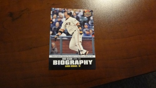 2010 UPPER DECK #SB-3 AARON ROWAND BIOGRAPHY BASEBALL CARD | eBay