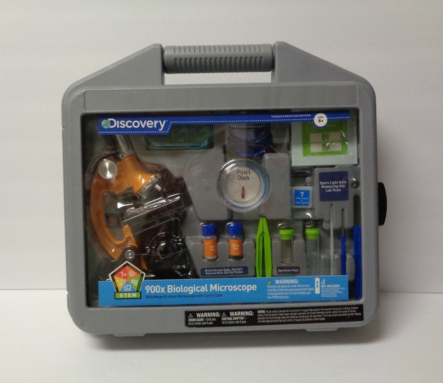 Discovery Kids 900x Biological Microscope Set With Case for sale online ...