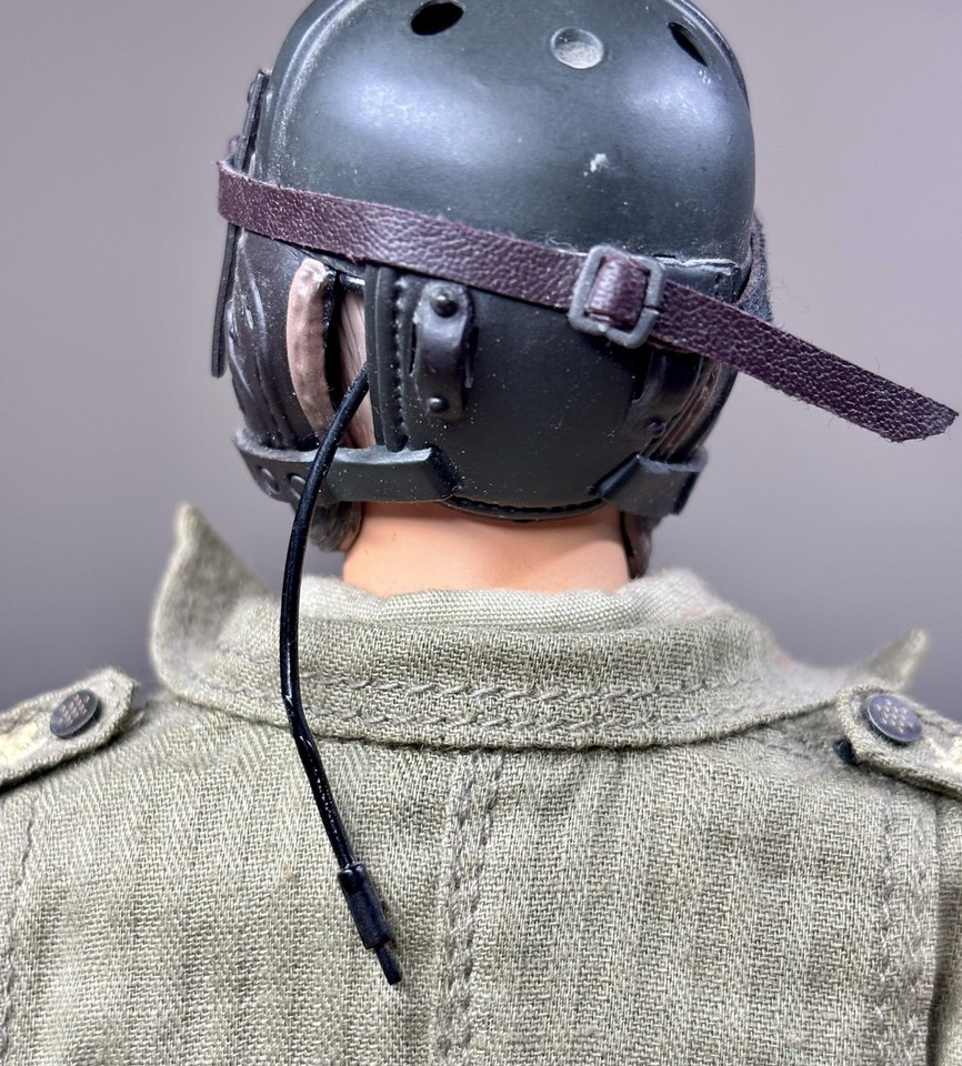 12-inch WWII US Tank Officer 2-Star General Figure HBT Suit Helmet Gear ...