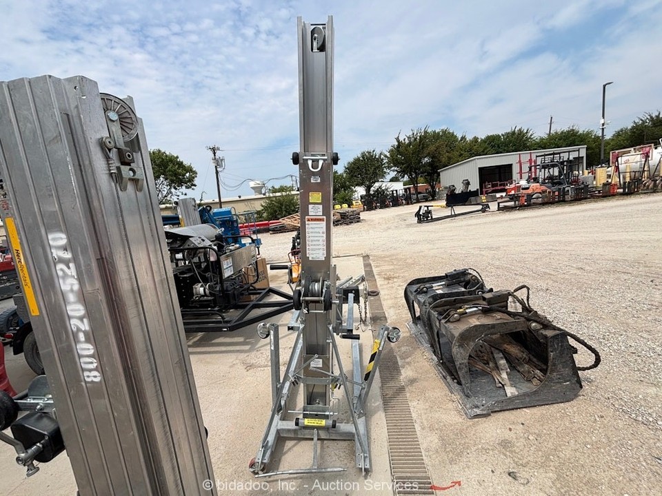 2022 Sumner 2124 24' Manual Material Handling Lift Hoist Duct Jack Tool ...