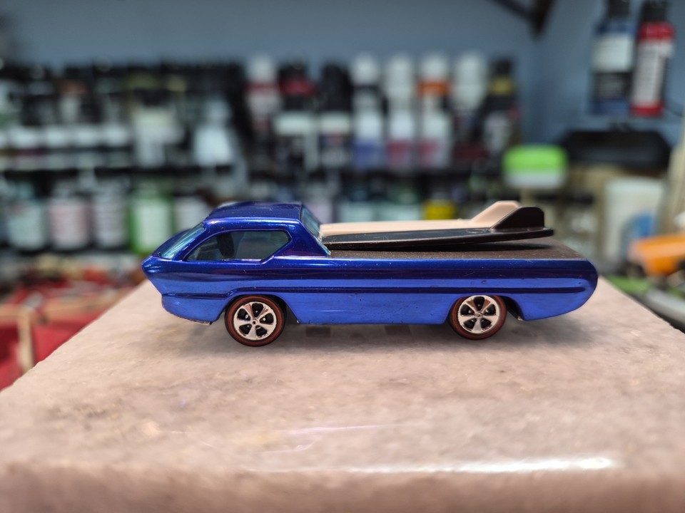 Hot Wheels Redline Restored Deora Spectraflame Blue, White Interior. HK ...
