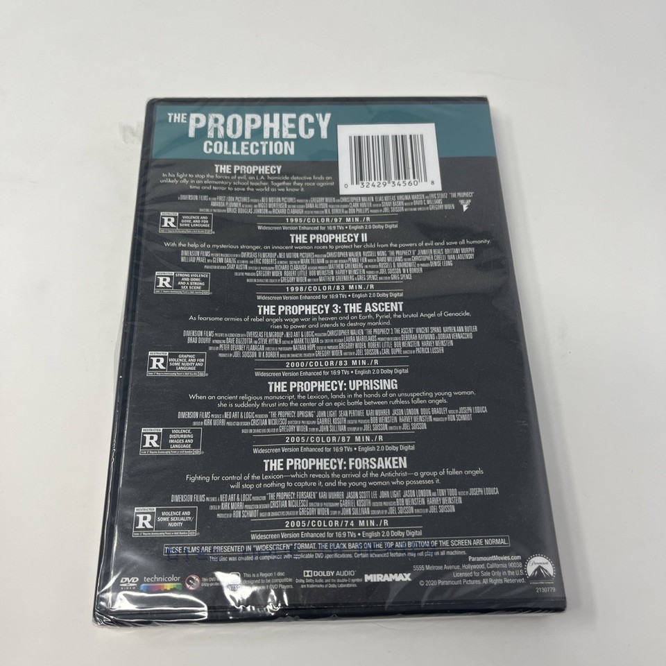 Prophecy Collection DVD 5 Film Set Christopher Walken NEW | eBay