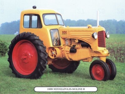 1939 Minneapolis Moline Model R Tractor New Metal Sign: 12x16" Free ...