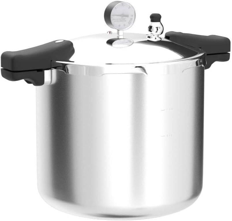 Barton Pressure Canner 22-Quart Capacity Pressure Cooker Built-in ...