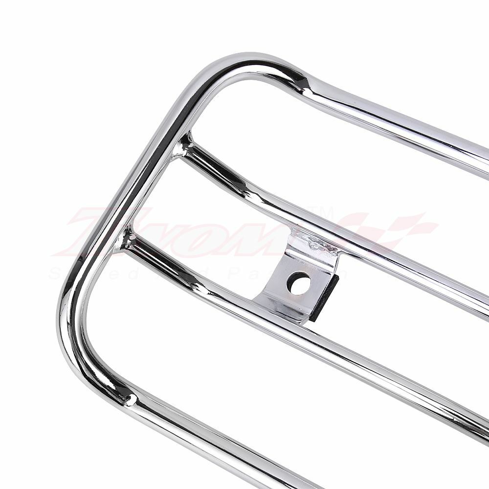 Chrome Solo seat Luggage Rack For Harley Road King Street Glide FLH ...