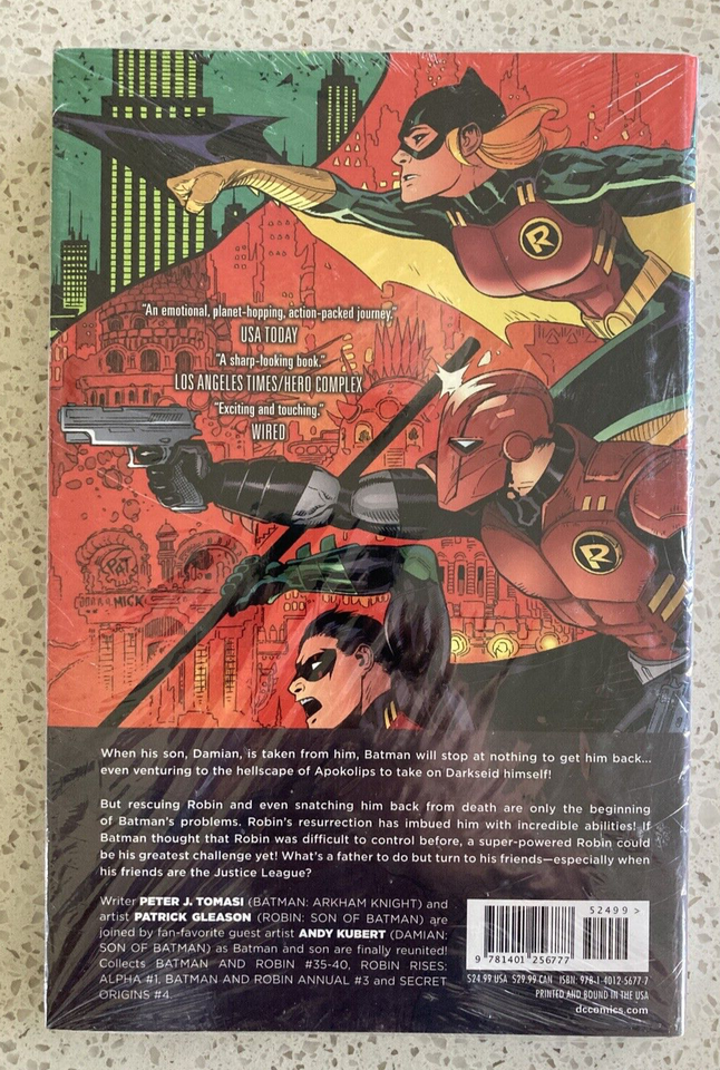 DC Comics TPB HC Batman & Robin Vol 7 Robin Rises 2015 New Sealed Free ...