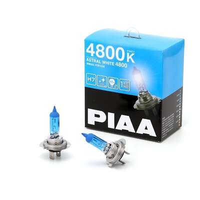 PIAA 4800K ASTRAL WHITE 4800 H7 Headlight Fog Light Bulbs HW406 NEW | eBay