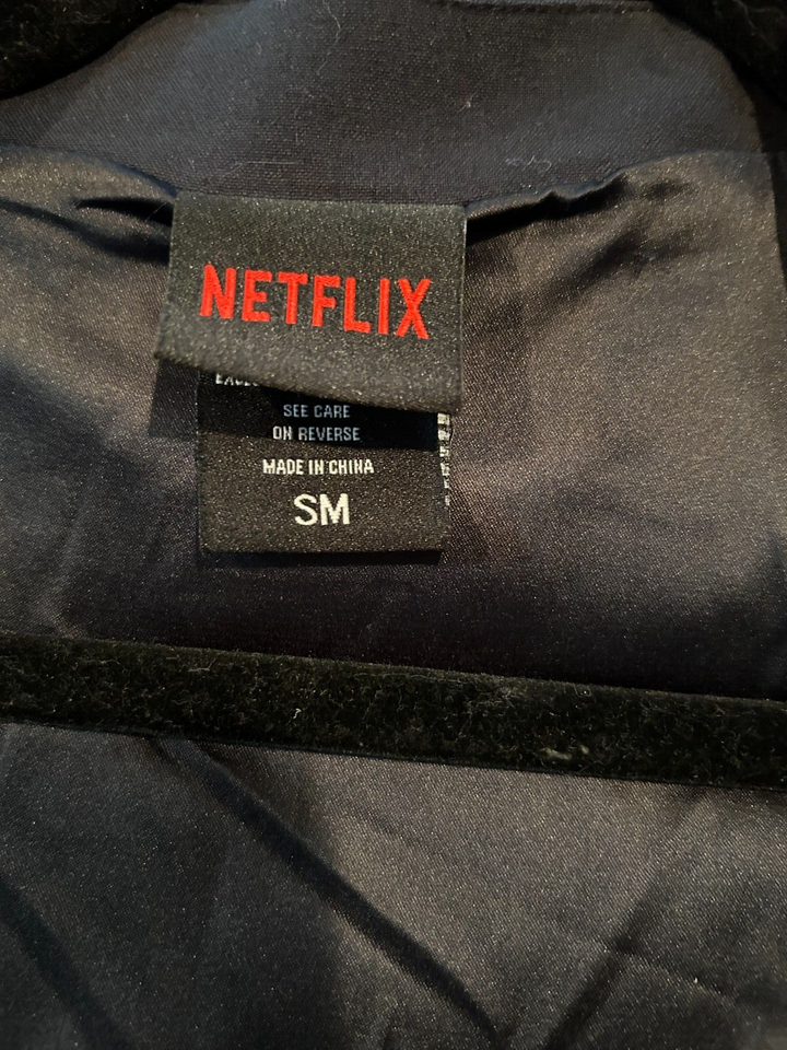 Netflix The Witcher Cosplay Costume Black Embroidered Long Jacket S/M ...