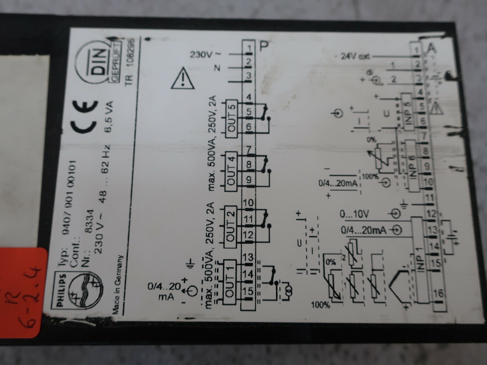 Philips KS94 Temperature Controller Philips 9407 901 00101 Digital ...