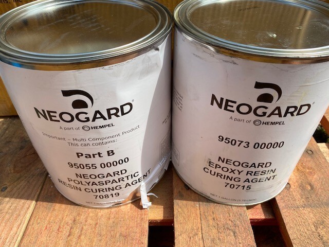 Hempel Neogard Polyaspartic & Resin Epoxy Curing Agent 70715 & 70819 1 ...