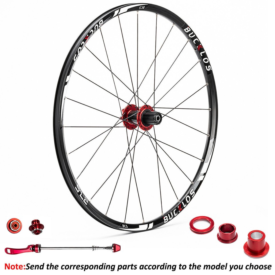 BUCKLOS 26/27.5/29" QR/Thru Axle Bike Wheels Carbon Hub MTB Disc Brake ...