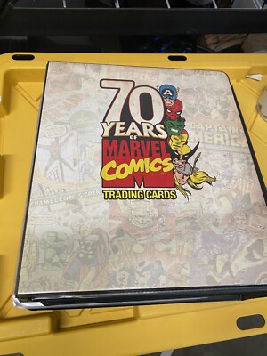 70 YEARS OF MARVEL COMICS COMPLETE MINI MASTER SET - base, inserts ...