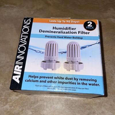 NEW Air Innovations Humidifier Demineralization Filter 2 Pack Removes ...