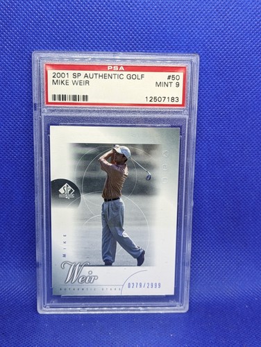 2001 SP Authentic - Authentic Stars Mike Weir #50 /2999 (RC) for sale ...
