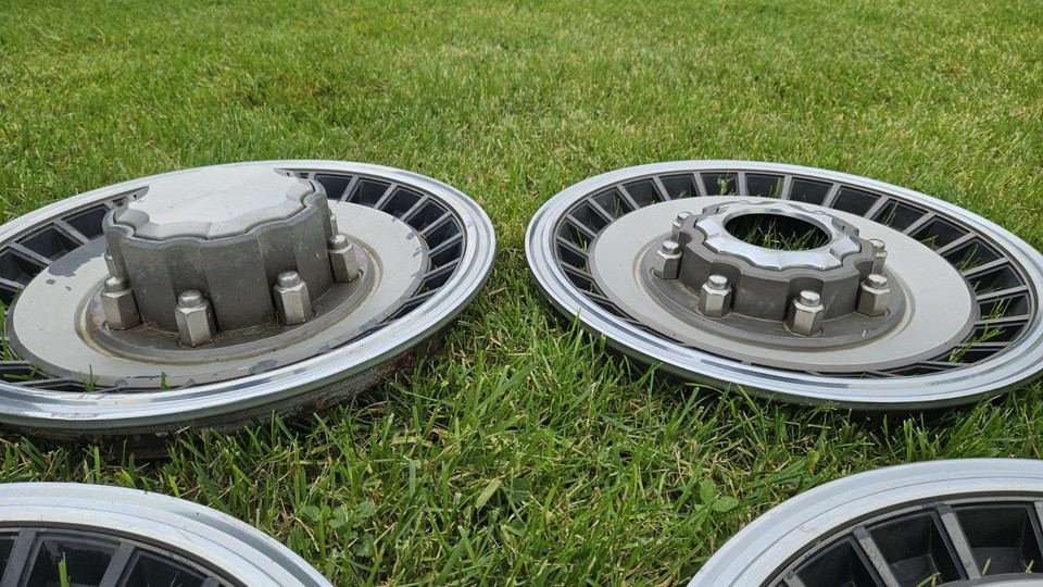 Set of 4 1987-1991 Ford 3/4 Ton Pickup Truck Hubcaps Wheel Covers F250 ...