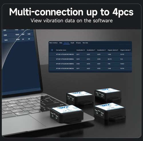 Ble Vibration Sensor WTVB01-BT50 Ble Wireless MPU6050 Multi-Connect ...