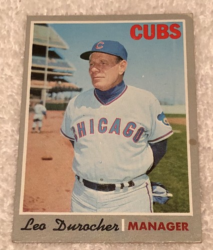 1970 Topps # 291 Leo Durocher Chicago Cubs MRG | eBay