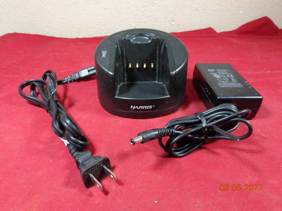 Harris UNITY XG-100P VHF UHF 7/8 Full Spectrum Radio Charger POWER ...