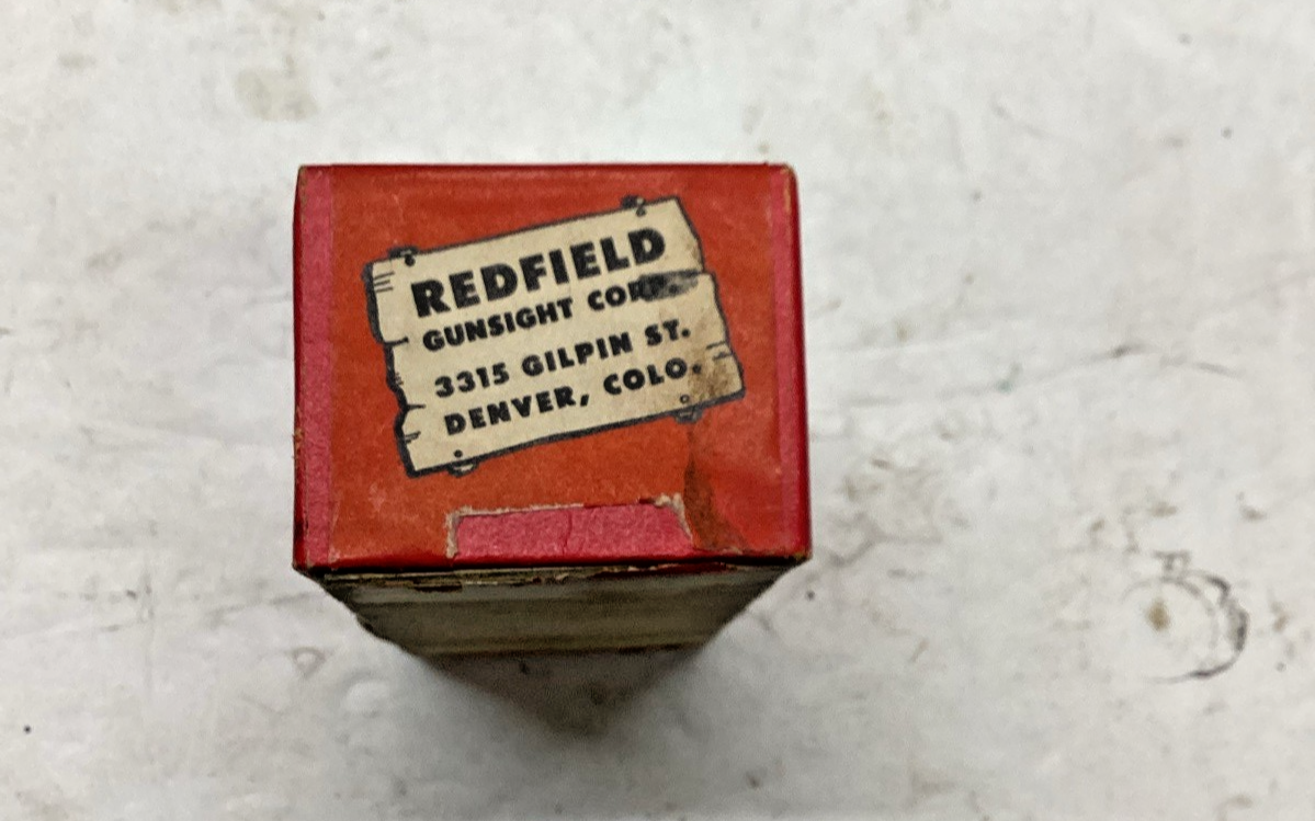 REDFIELD OLYMPIC ADJUSTABLE MICROMETER RECEIVER SIGHT & BOX | eBay
