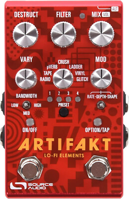 Source Audio Artifakt Lo-fi Elements Multi-effects Pedal | eBay