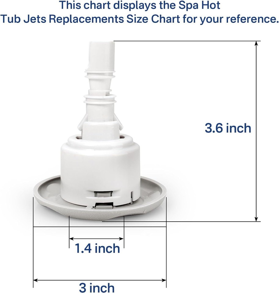 212-7929 Spa Hot Tub Jets Replacements 3" Cluster Storm Jet Directional ...