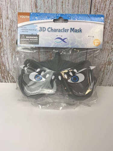 Swimgear Goggles 3D Character Mask Shark Swim Mask for Youth 8+ New | eBay