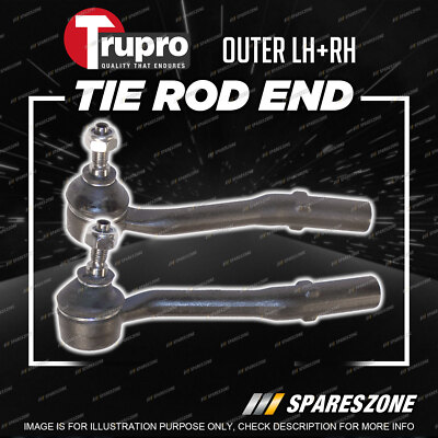 2 Pcs Trupro Outer Tie Rod Ends for Citroen C3 A5 Hatch 11/2010-2014 ...