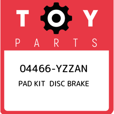 04466-YZZAN Toyota Pad kit disc brake 04466YZZAN, New Genuine OEM Part ...